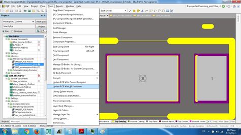 Updating Schematic Component Footprint In Altium Designer 15 0 Electrical Engineering Stack