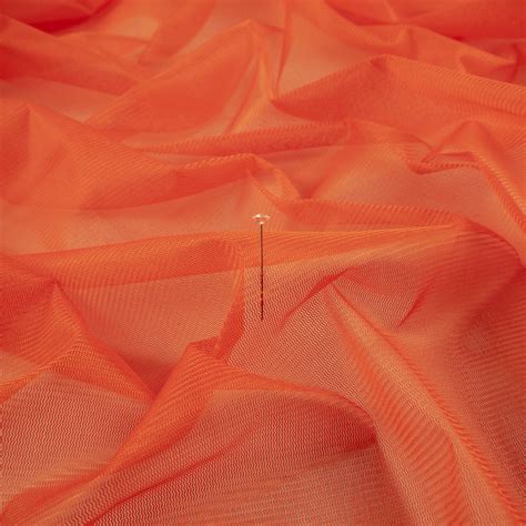 Tul Ojal Naranja Calabaza Marijoa Tejidos