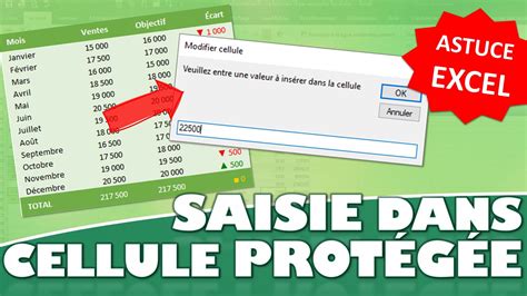 Comment Protéger Le Formatage Des Cellules Tout En Autorisant La Saisie