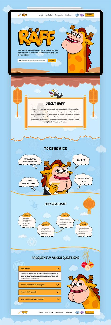 Raff Meme Website Design By Atiqur Rahman ‌ On Dribbble