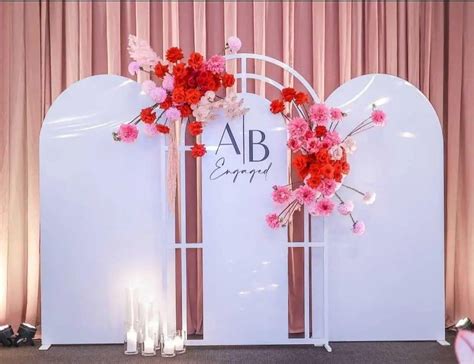 White Adele Square 3d Backdrop — Luxe Events
