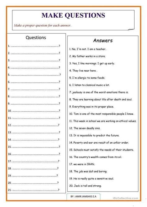 Forms Worksheets