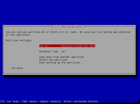 how to configure software raid1 during installation process