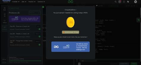 prateek dwivedi on linkedin gfg160 geekstreak2024 geeksforgeeks codingchallenge cpp day19…