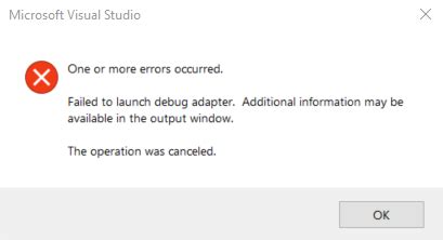 Net Core Remote Debugger Vsdbg Not Found And Failed To Launch