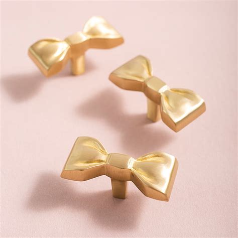 Bow Shaped Drawer Knobs Dresser Knobs Solid Brass Cabinet Pulls