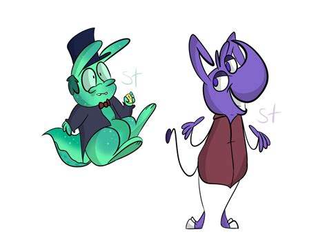 Two Alien Fellows By Mothpebbles On Deviantart