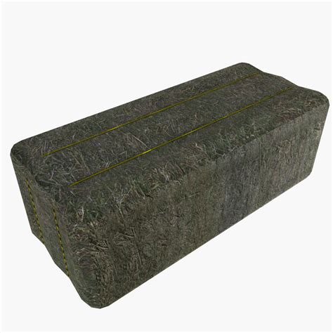 Low Poly Hay Bale 3d Model By Blackraven37