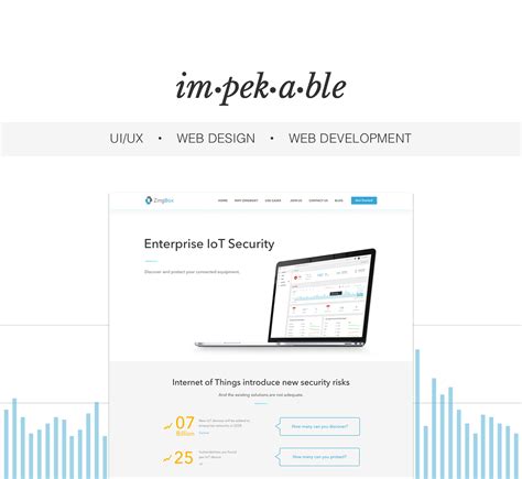 Enterprise IoT Security Website Behance