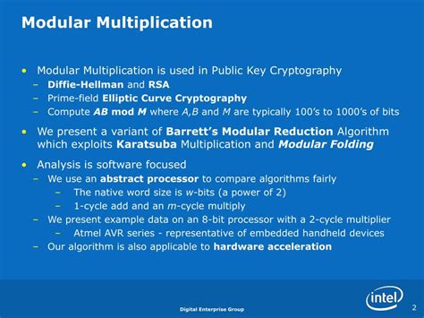 Ppt Fast Modular Reduction Powerpoint Presentation Free Download