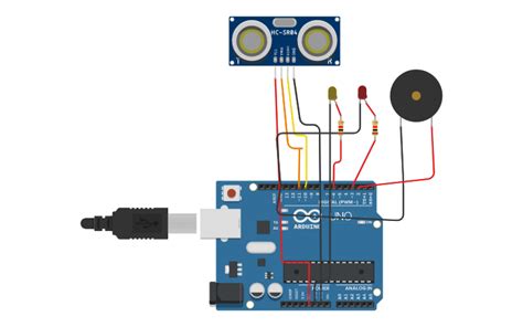 Circuit Design Social Distancing Device With One Ultrasonic Sensor