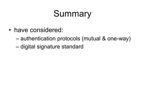 Digital Signatures And Authentication Protocols Ppt Email Internet
