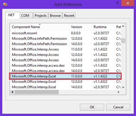 VB NET Membaca File Excel