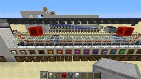 Minecraft 15 Compact Fully Automated Item Sorting Tutorial 13w04a