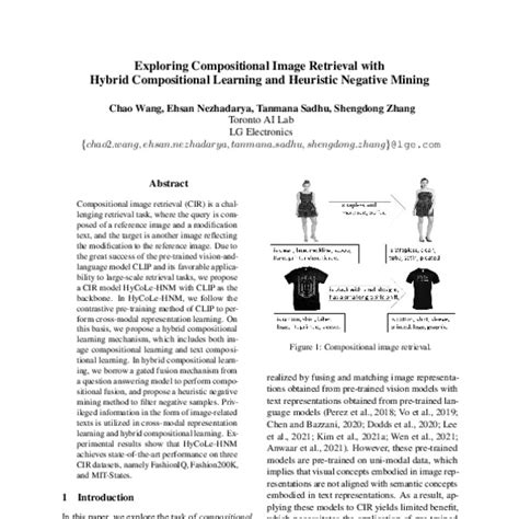 Exploring Compositional Image Retrieval With Hybrid Compositional