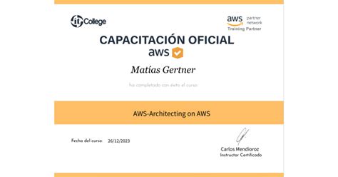 mathias gertner on linkedin aws architecting on aws matías gertner ar