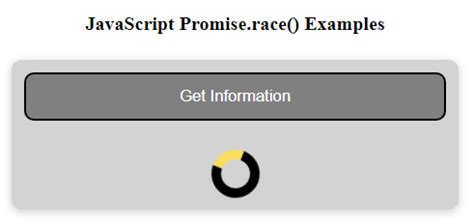 JavaScript Promise race 静态方法 极客笔记