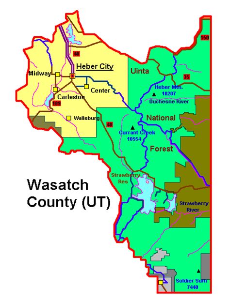 Wasatch County Discover Utah Counties
