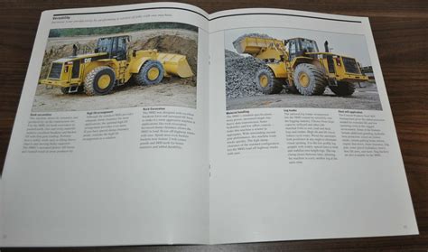 Caterpillar 980g Wheel Loader Specification Technical Data Brochure