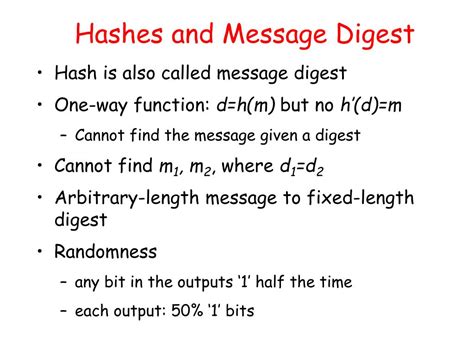 ppt hashes and message digest powerpoint presentation free download