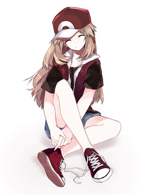 Pokemon Trainer Red And Leaf