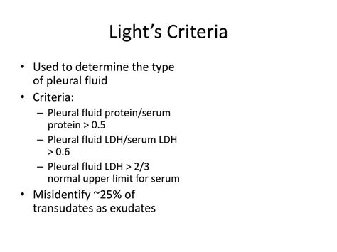 Lights Criteria In Pleural Effusion At Kelly Levy Blog
