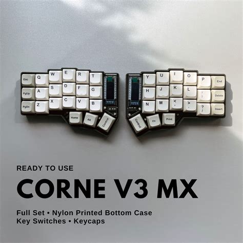 Ready To Use Crkbd Corne Keyboard V Split Keyboard With Etsy