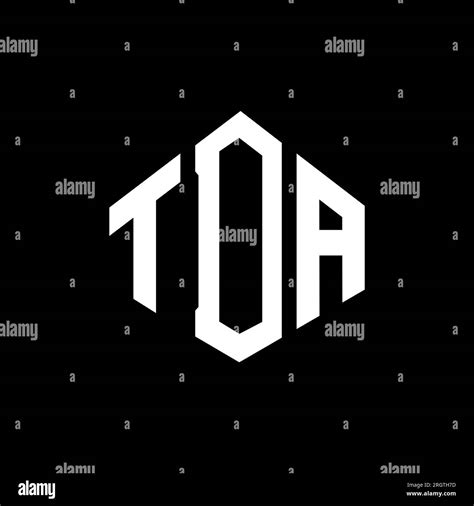 Tda Letter Logo Design With Polygon Shape Tda Polygon And Cube Shape Logo Design Tda Hexagon