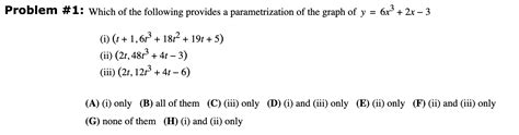 Solved Blem 1 Which Of The Following Provides A