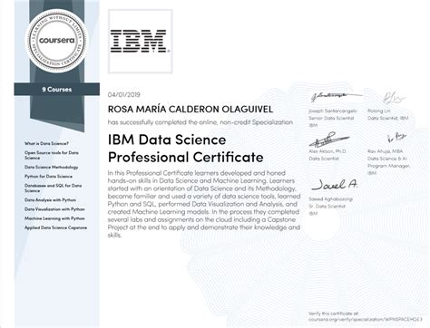 Ibm Data Science Certification By Coursera Easy Not Really But Mega