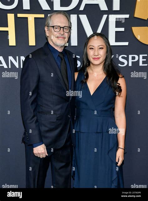 Steve Buscemi Left And Karen Ho Attend The Snl50 The Anniversary