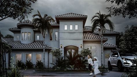 Villa Render On Behance