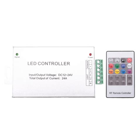 Led Controller 12 24v Low Pressure Rf Colorful 20 Key Remote Control
