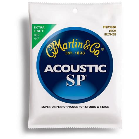Martin Msp3000 Sp 8020 Bronze Extra Light Acoustic Guitar Strings