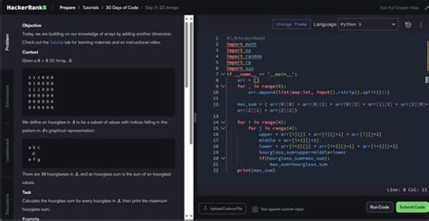30daysofcode Day11 Hackerrank Problemsolving Codingchallenge Python Manan Hemani