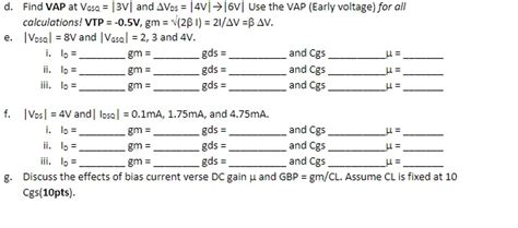 Solved For The Common Source In The Figure Find The Small Chegg Com