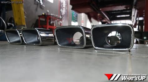 렉스턴스포츠 Jsr 사각 대구경 듀얼팁 머플러튜닝 전문점