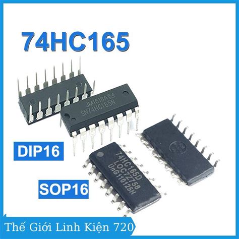 Ic 74hc165 Chân Cắm Dip16 Chân Dán Sop16 Lazadavn