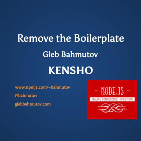 Remove The Boilerplate