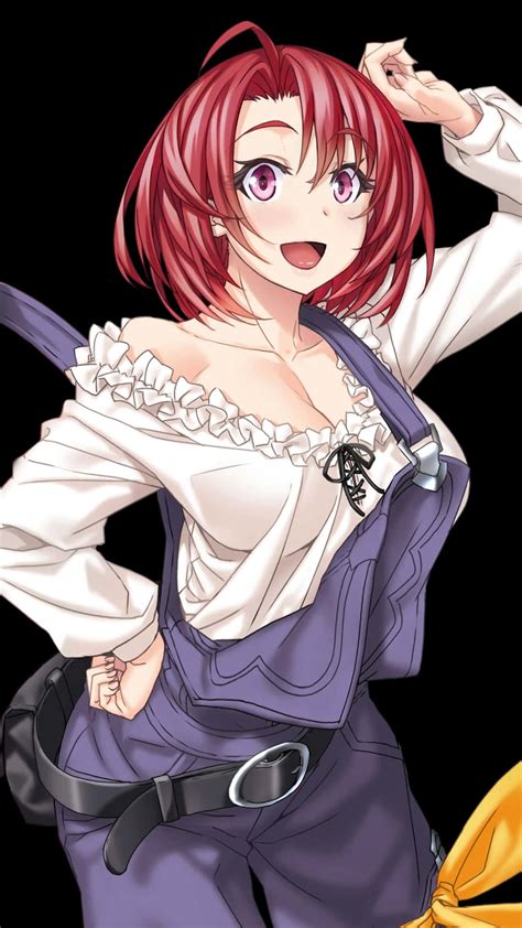 Download Goblin Slayer Cow Girl Smiling Wallpaper