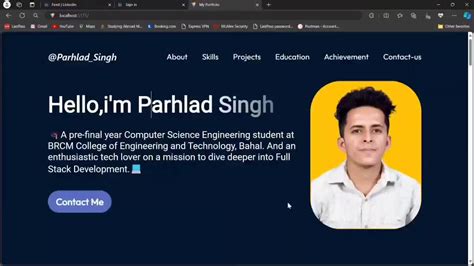 Parhlad Singh On Linkedin Webdevelopment Reactjs Nodejs Mongodb Css Portfoliolaunch