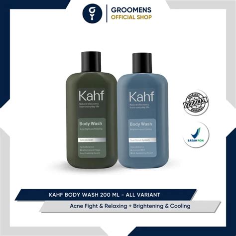 Kahf Body Wash 200ml 2 Varian Kahf Brightening And Cooling Acne