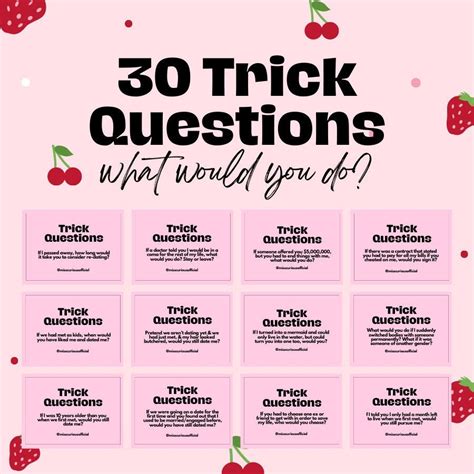 Trick Questions Game