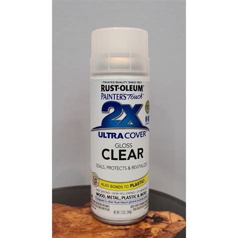 Rust Oleum Ultra Cover X Spray Paint Oz Gloss Clear Shopee Singapore