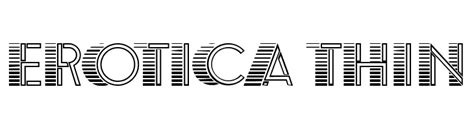 Erotica Thin Font FFonts Net