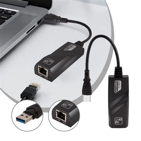 Usb 3 0 To Gigabit Ethernet Adapter Rj45 Network Port Wired External Ethernet Drive Converter