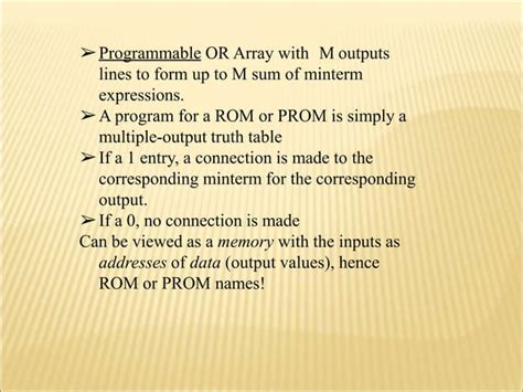 Topic 11 Read Only Memory Rom Pptx
