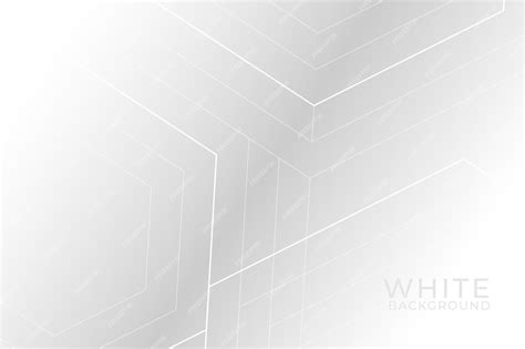 Premium Vector Abstract White And Grey Background With Line Shapes