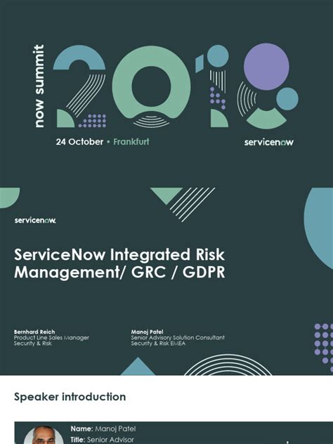Secops Track Servicenow Integrated Risk Management Grc Gdpr Pdf