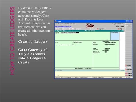 Unit Introduction To Tally Erp PPT